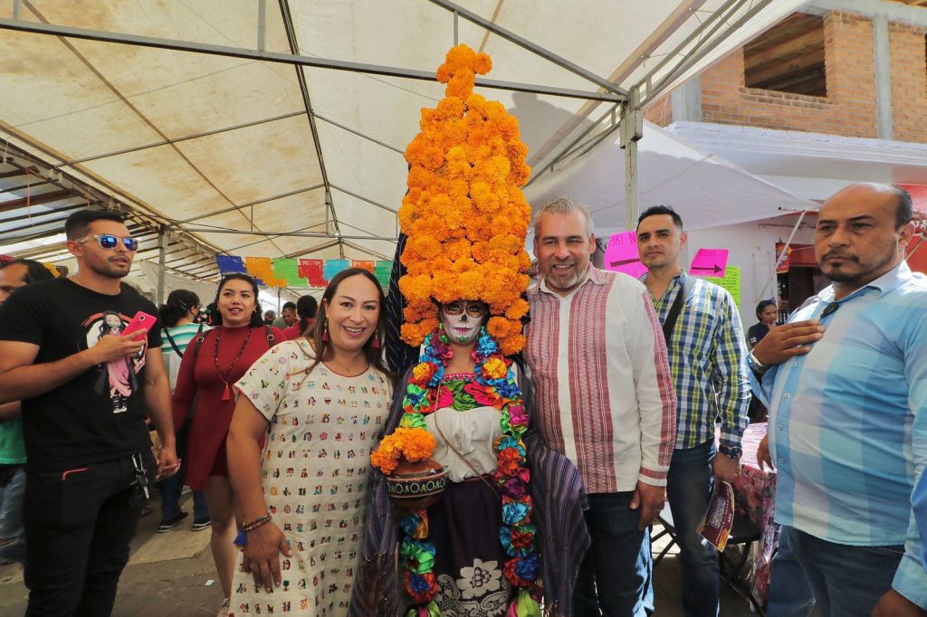 GEM | Inaugura Bedolla XII Feria Nacional de la Catrina de Capula